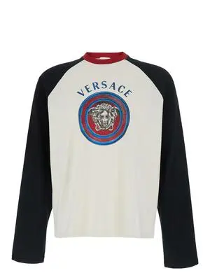 Versace VERSACE Medusa Logo T-Shirt Multicolor