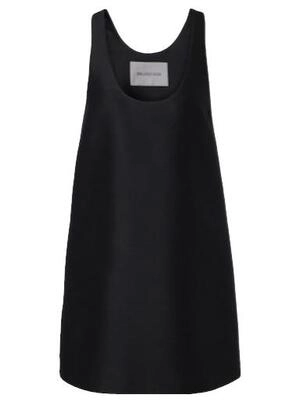 Balenciaga Sleeveless Mini Dress - Black