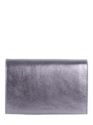COCCINELLE Natural Dandy Foldover-top Shoulder Bag - Gray