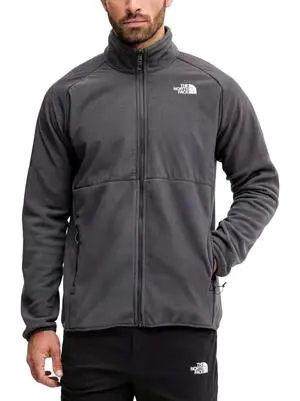 The North Face Logo-print Zip-up Sweatshirt - Grey