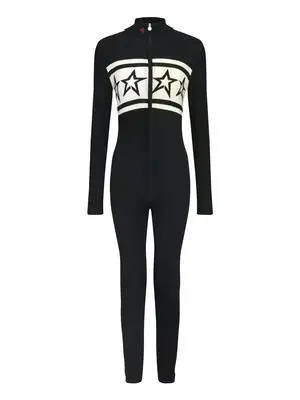 Perfect Moment Star Merino Wool Jumpsuit - Black