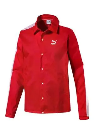 PUMA Logo Detail Jacket - Red