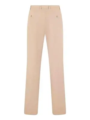 Fedeli Straight-cut Trousers - Neutrals