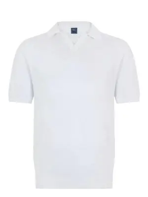 Fedeli Short-sleeve V-neck T-shirt - White