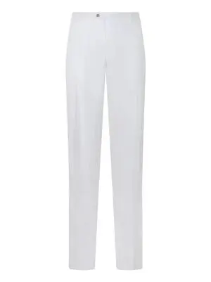 Fedeli Straight-cut Trousers - White