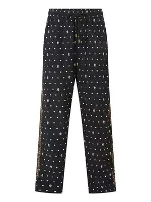 Camilla Flamenco Folklore Lounge Printed Drawstring Trousers - Blue