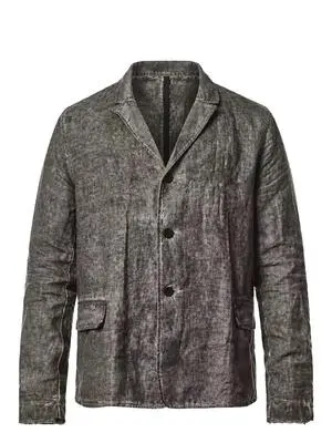 THOM KROM Faded Effect Single-breasted Jacket - Grey
