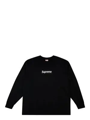 Supreme Box Logo Long-sleeve T-shirt - Black