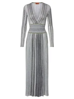 Missoni Striped Lamé Maxi Dress - Multicoloured