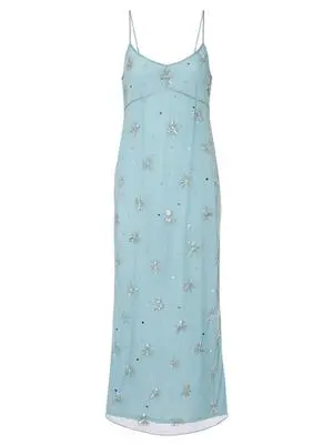 STAUD Staud Elsa Embellished Midi Dress