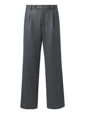 JIL SANDER Wide-leg Wool Trousers - Grey