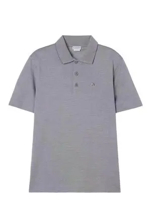 Burberry Metal Knight Cotton Polo Shirt - Grey