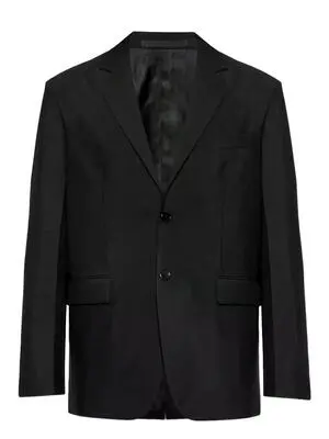 JIL SANDER Single-vent Blazer - Black