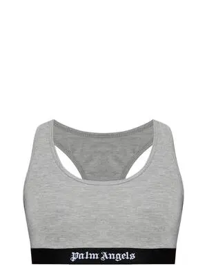 Palm Angels Lingerie Top - Grey