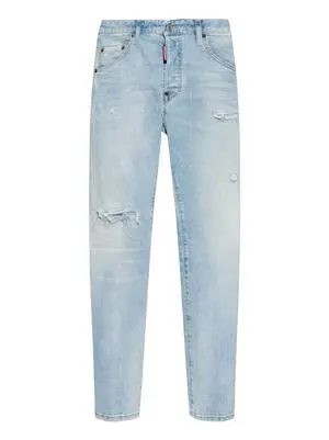 Dsquared2 Skater Jeans In Light Wash - Blue