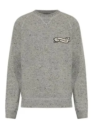 Dsquared2 Wool Mélange Crew Neck Sweater - Grey