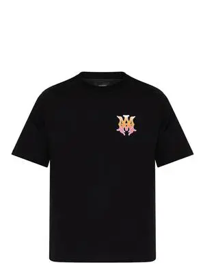Amiri T-shirt With Printed Logo - Black