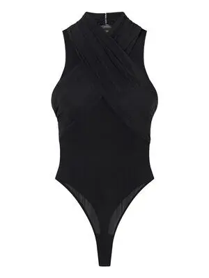 Alexander McQueen Alaïa Halter Neck Bubble Dress - Black