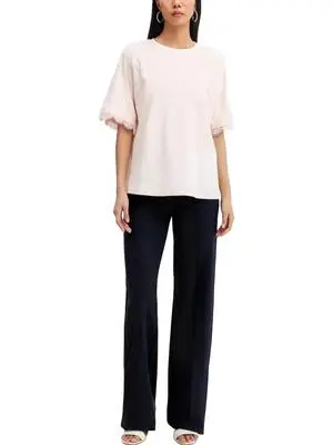 TWINSET Lace Trim T-shirt - Pink