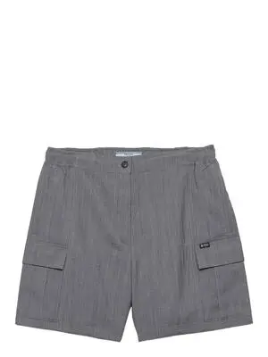 Prada Light Mohair Cargo Shorts - Grey