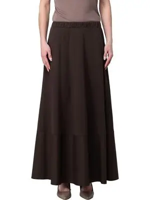 Max Mara Long Flared Skirt - Dark