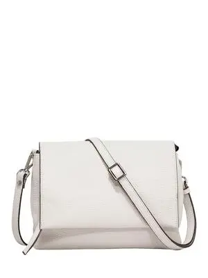 GIANNI CHIARINI Shoulder Bag In Hammered Leather - Brown