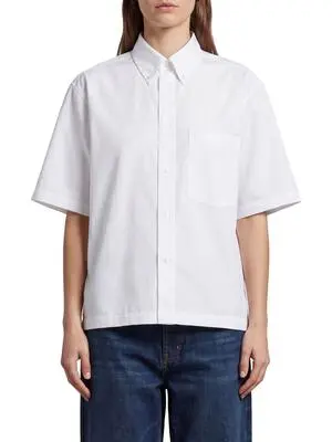 Victoria Beckham Short Sleeve Shirt - White