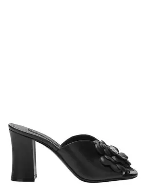 Philipp Plein Embellished Heeled Mules - Black