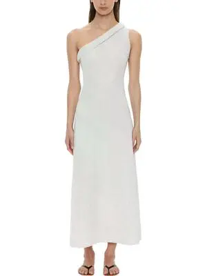 Christopher Esber Rolled-up Cutaway Mid Dress - Grey