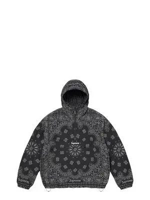 Supreme Reflective Bandana Anorak - Black