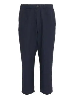 WAX LONDON Linen Kurt Chinos - Navy