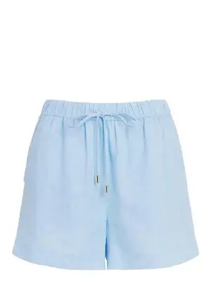Heidi Klein Heidi Klein Linen Drawstring Shorts Blue