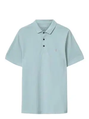 ALLSAINTS Organic Cotton Reform Polo Shirt - Blue