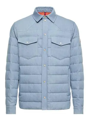 MONCLER Moncler Tiriol Denim Down Shirt Jacket