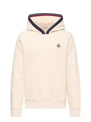 Moncler Logo Hoodie - Beige