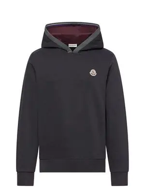 Moncler Logo Hoodie - Blue