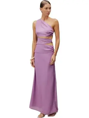 BAOBAB Cassis One-shoulder Maxi Dress - Figs