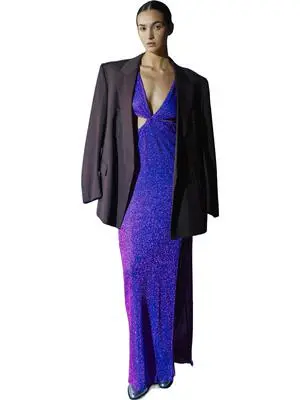 BAOBAB BAOBAB Rio Maxi Dress With Deep V-Neckline And Cut-Out Details Adel