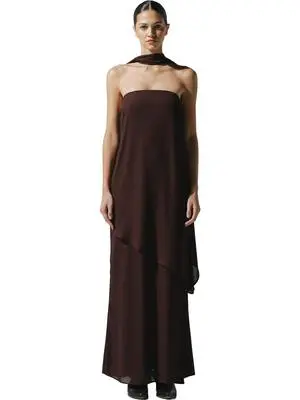 BAOBAB BAOBAB El Maxi Dress Chocolate