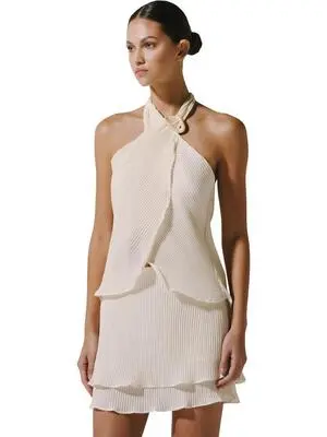 BAOBAB Lira Pleated Mini Skirt - Ivory