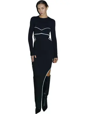 BAOBAB Jambo Midi Dress With Contrast Detailing - Vil