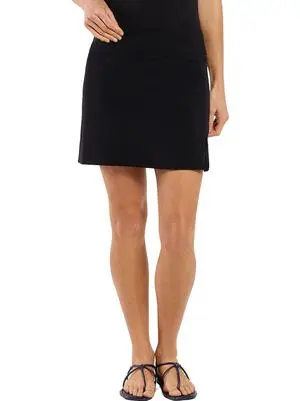 Jude Connally Morgan Skort In Lightweight Jude Cloth - Black