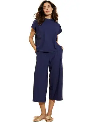 Jude Connally Tillie Lightweight Pullover Top - Navy