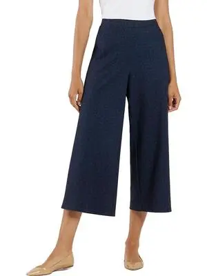 Jude Connally Lolly Wide-leg Cropped Pants - Navy