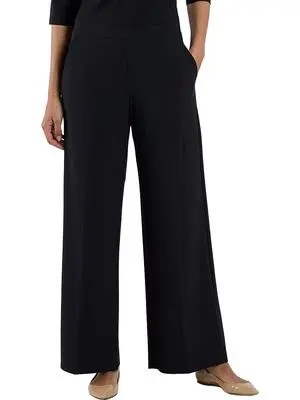 Jude Connally Nicolette Wide-leg Pants In Lightweight Jude Cloth - Black