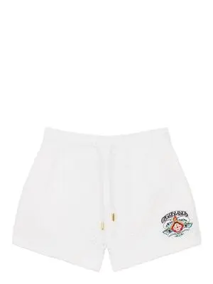 Casablanca Waves Monogram Towelling Shorts - Multicolor