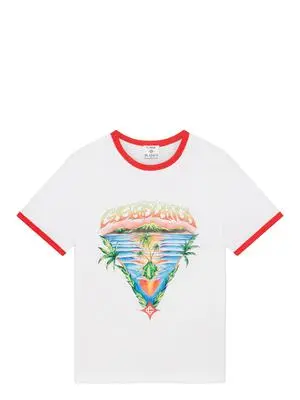 Casablanca Innocence Triangle Ringer T-shirt - Multicolor