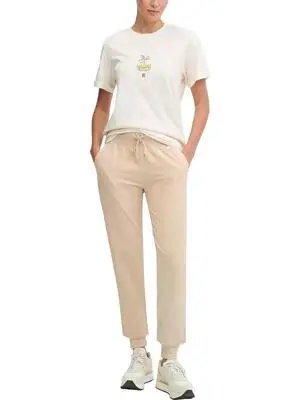 EA7 Beige Drawstring Track Pants - Neutrals