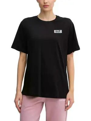 EA7 Logo Patch T-shirt - Black