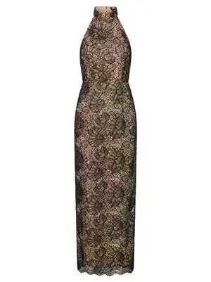 ROTATE BY BIRGER CHRISTENSEN ROTATE BIRGER CHRISTENSEN Lace Halterneck Maxi Dress